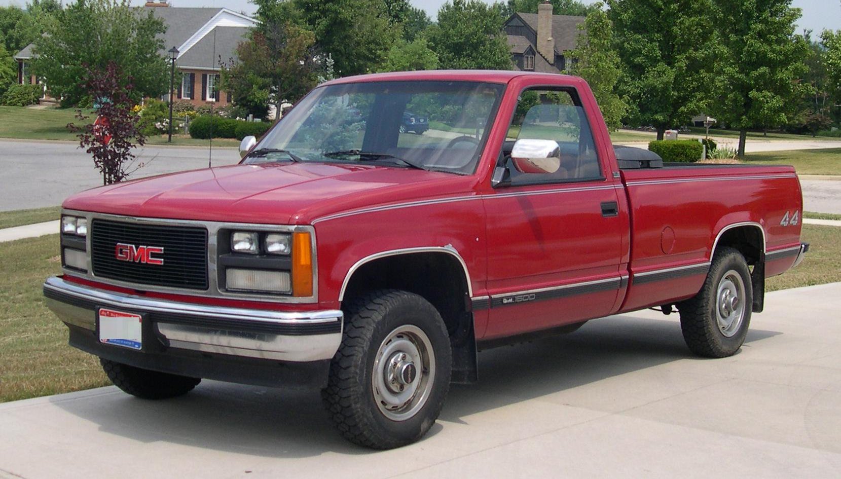 GMC Sierra 1500 I (GMT400) Regular cab LWB Wideside 6.2 diesel V8 (140 ...